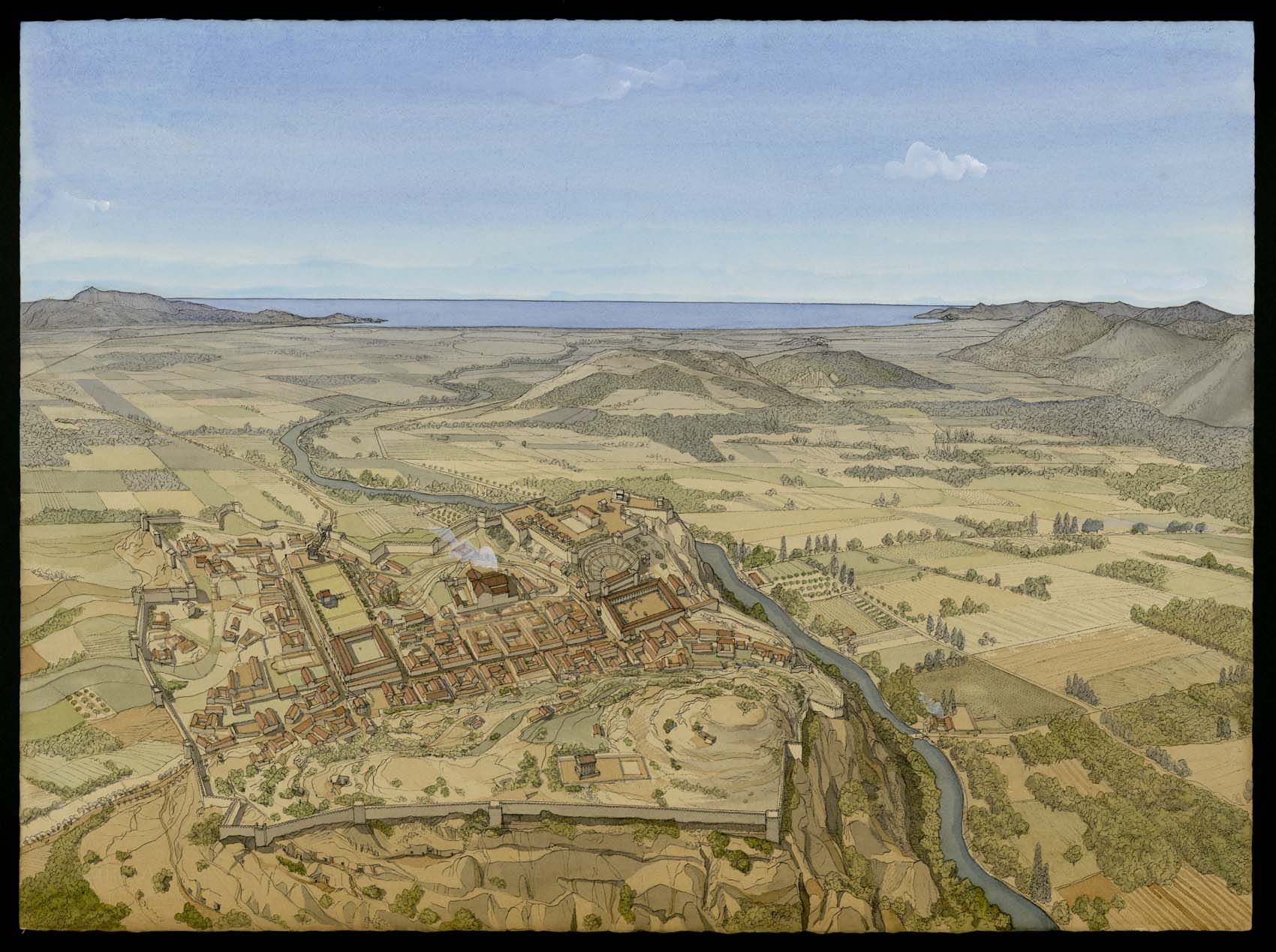 Xanthos, vue générale - Jean-Claude Golvin